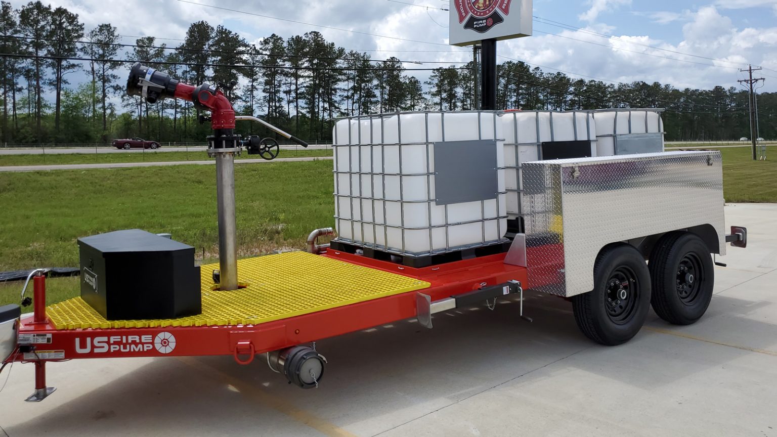 Foam Tote Trailer - US Fire Pump